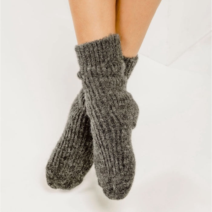 Alpaca Wool Bed Socks | Socks | Earth to Life Eco Store