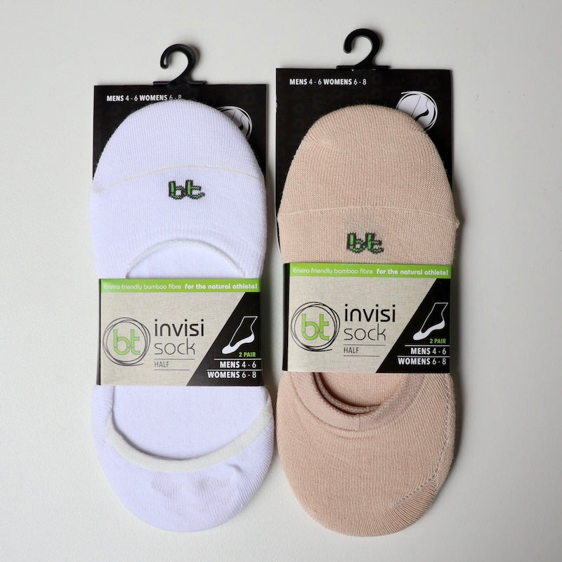 Invisi-Socks Bamboo 2 pk – Earth to Life