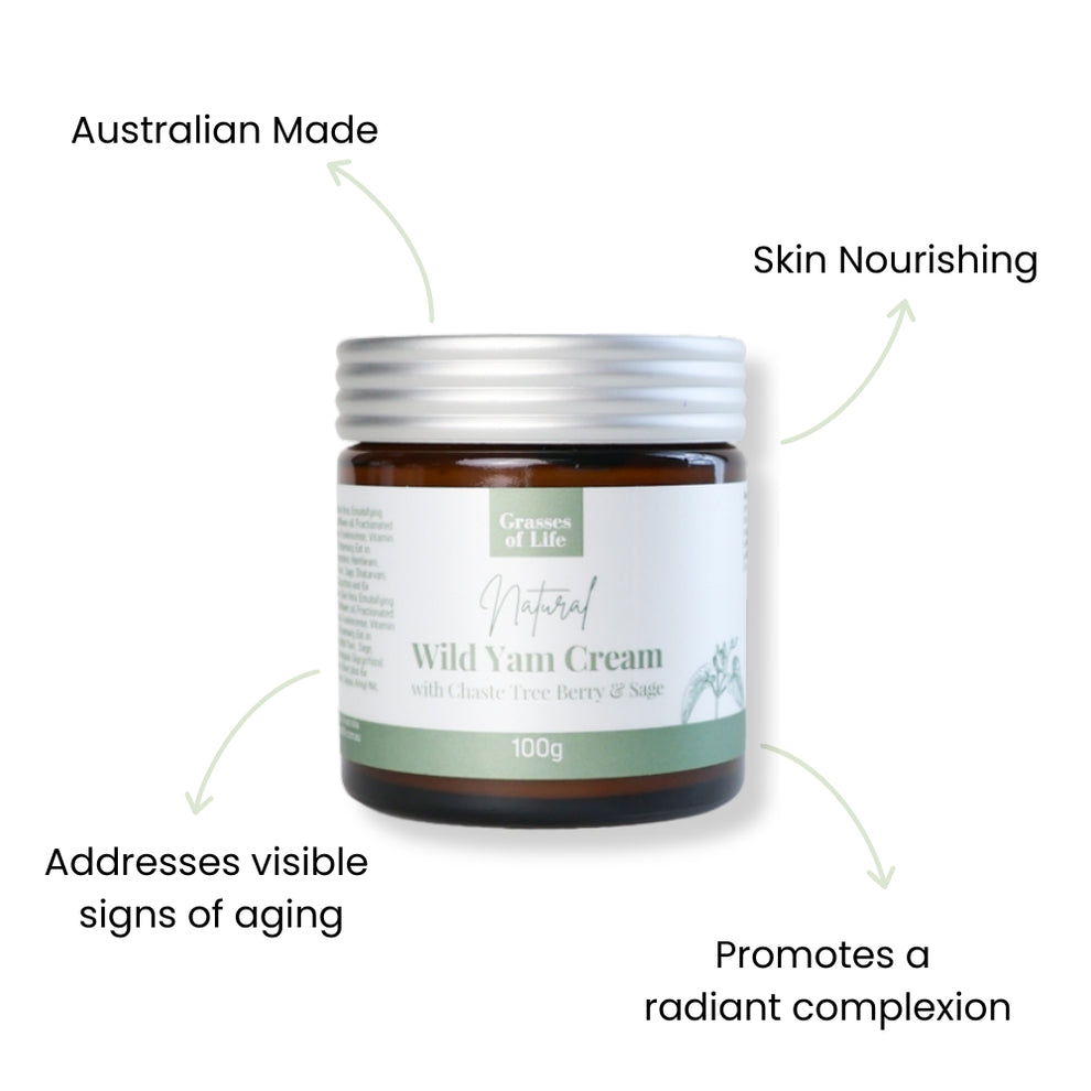 Natural Wild Yam Cream 100g – Earth to Life